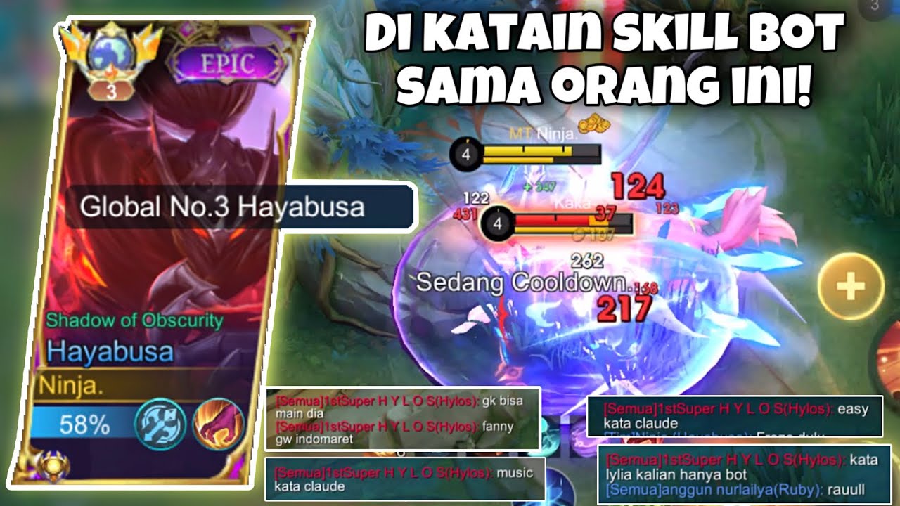 DI KATAIN SKILL BOT SAMA MUSUH ! NGERI BANGET MUSUH KAYAK GINI, HOBI NYA CUMA BISA NGATAIN DOANG ...