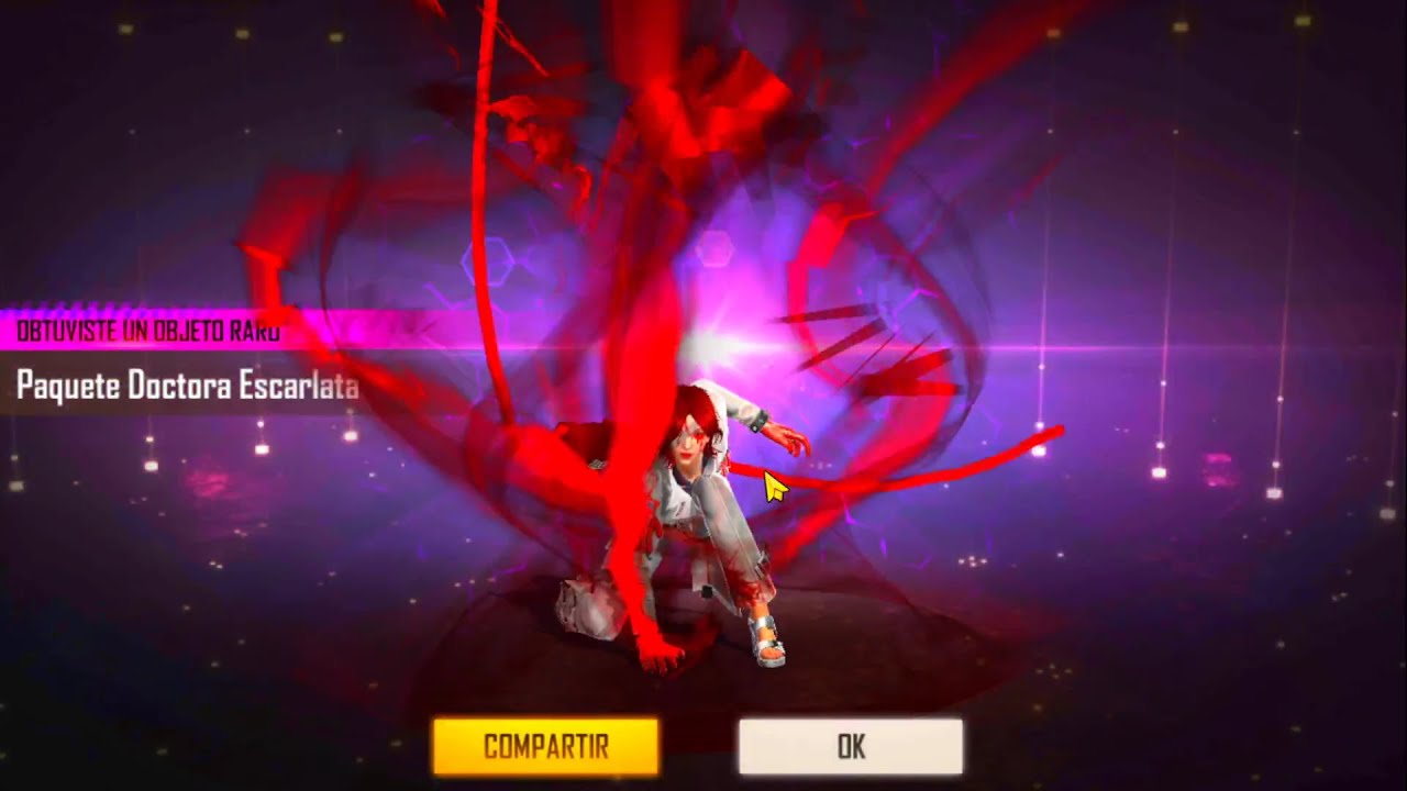 BUG para SACAR LA SKIN DE LA DOCTORA ESCARLATA EN free fire as cubano ...