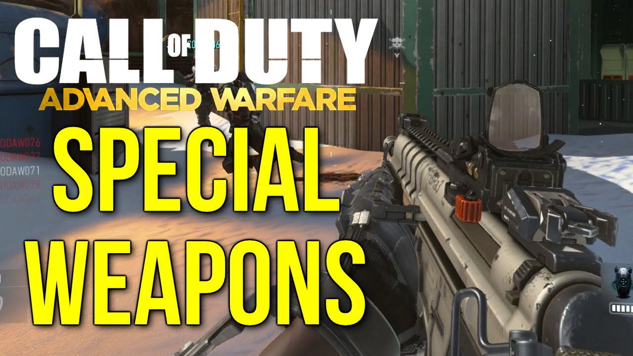 Call of Duty: Advanced Warfare Special Weapons (Multiplayer Gameplay ...