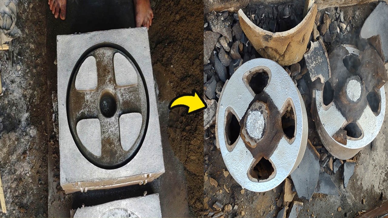 Iron Casting Process | How Metal Shapes Are Made in Foundries - YouTube