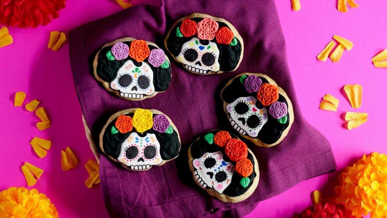 Galletas de Frida Catrina - YouTube