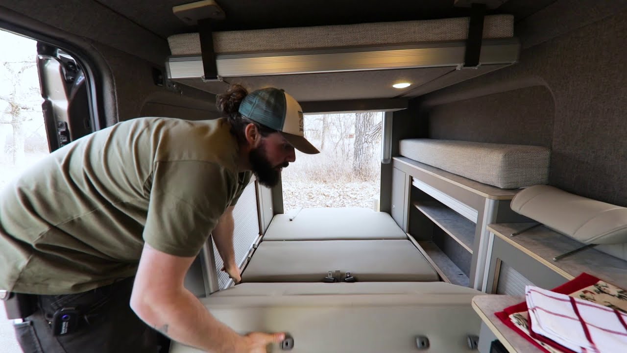 Broad Arrow 2 Seat Tri Folding Bed 1200 Tutorial - YouTube