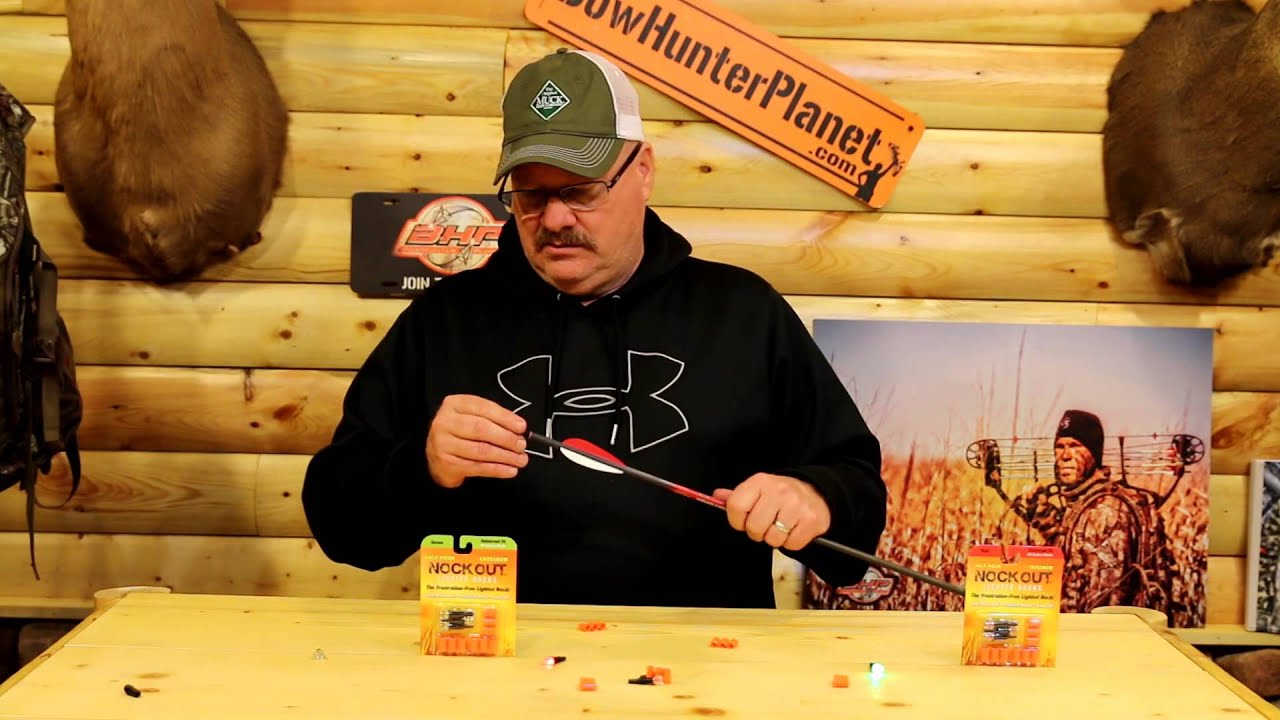 CLEAN SHOT NOCK OUT CROSSBOW LIGHTED NOCK - YouTube