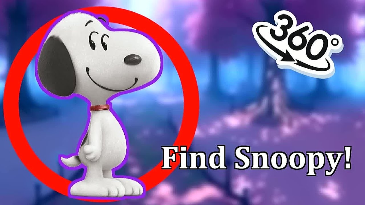 Snoopy 360° - Finding Challenge | VR/360° - YouTube