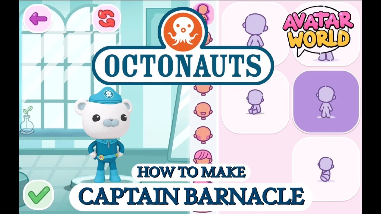 How To Make Octonauts Captain Barnacle Step by Step in Avatar World ...