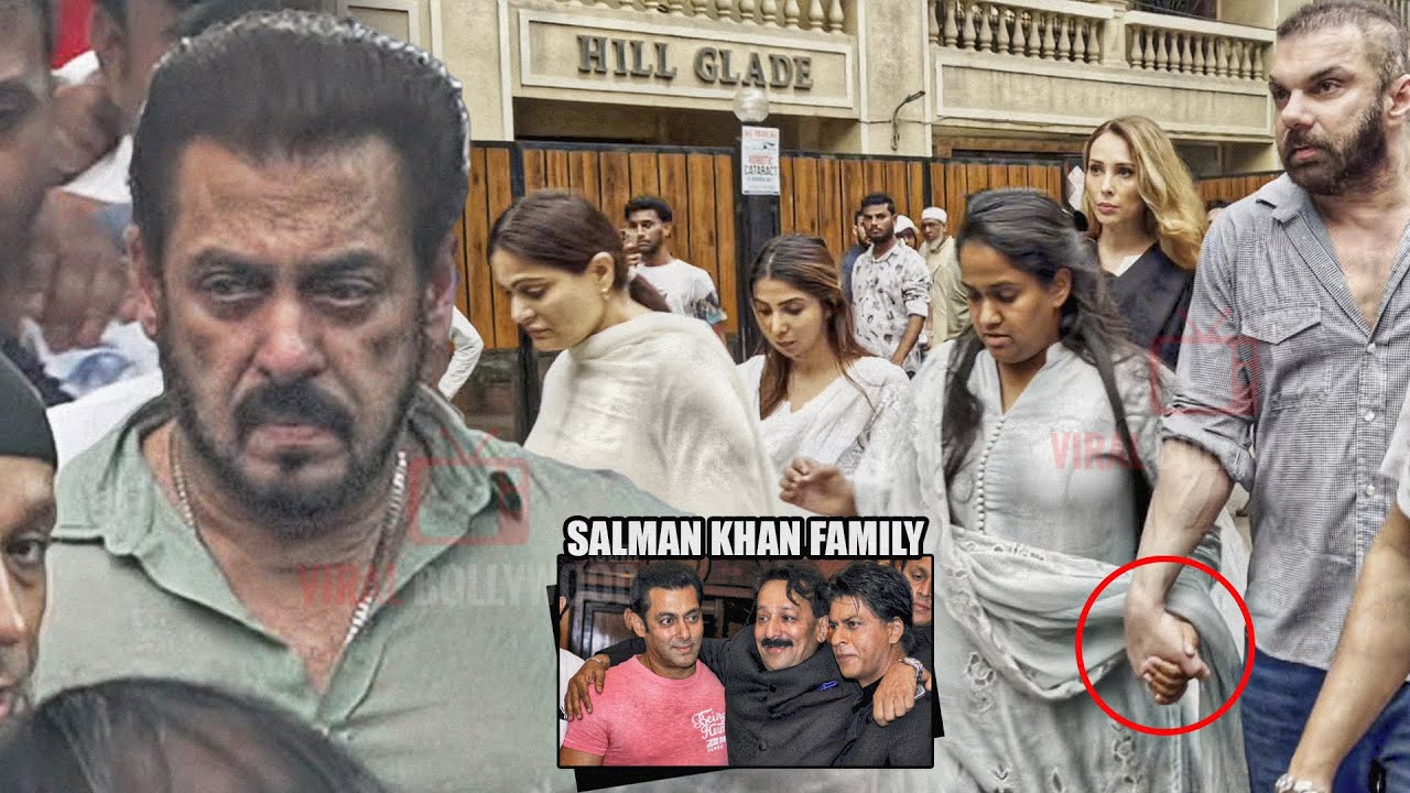 Salman Khan and Family arrives at Baba Siddique House | Arpita, Sohail ...