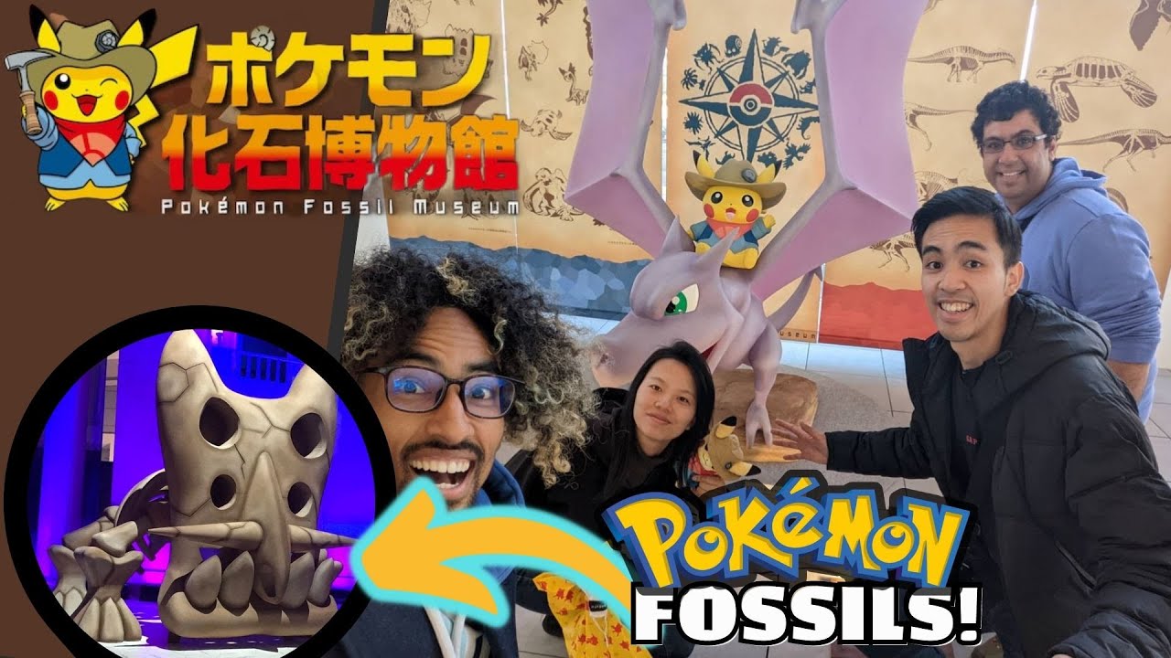 Exploring the Pokémon Fossil Museum + AWESOME Mini Pokémon Center ...