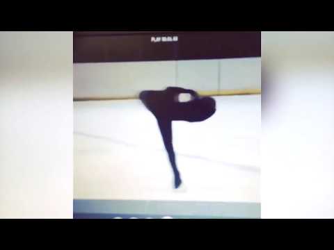 Julia Lipnitskaia Spin Practise
