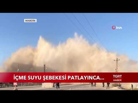 İçme Suyu Şebekesi Patlayınca...