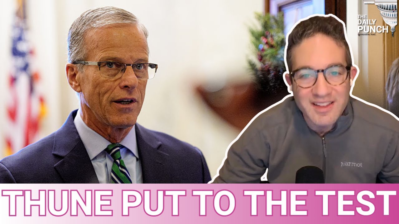 Thune gets heat from all sides - YouTube