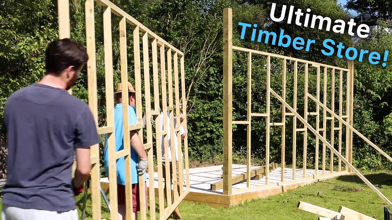 Building The Ultimate Home Workshop/Timber Store! - YouTube