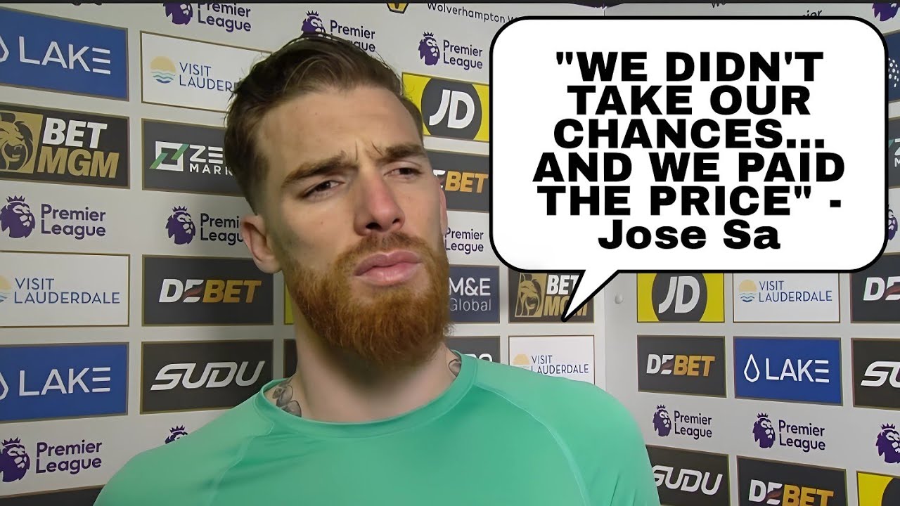 "We Didn't Take Our Chances and We Lost" JOSE SA SPEAKS OUT AFTER ...