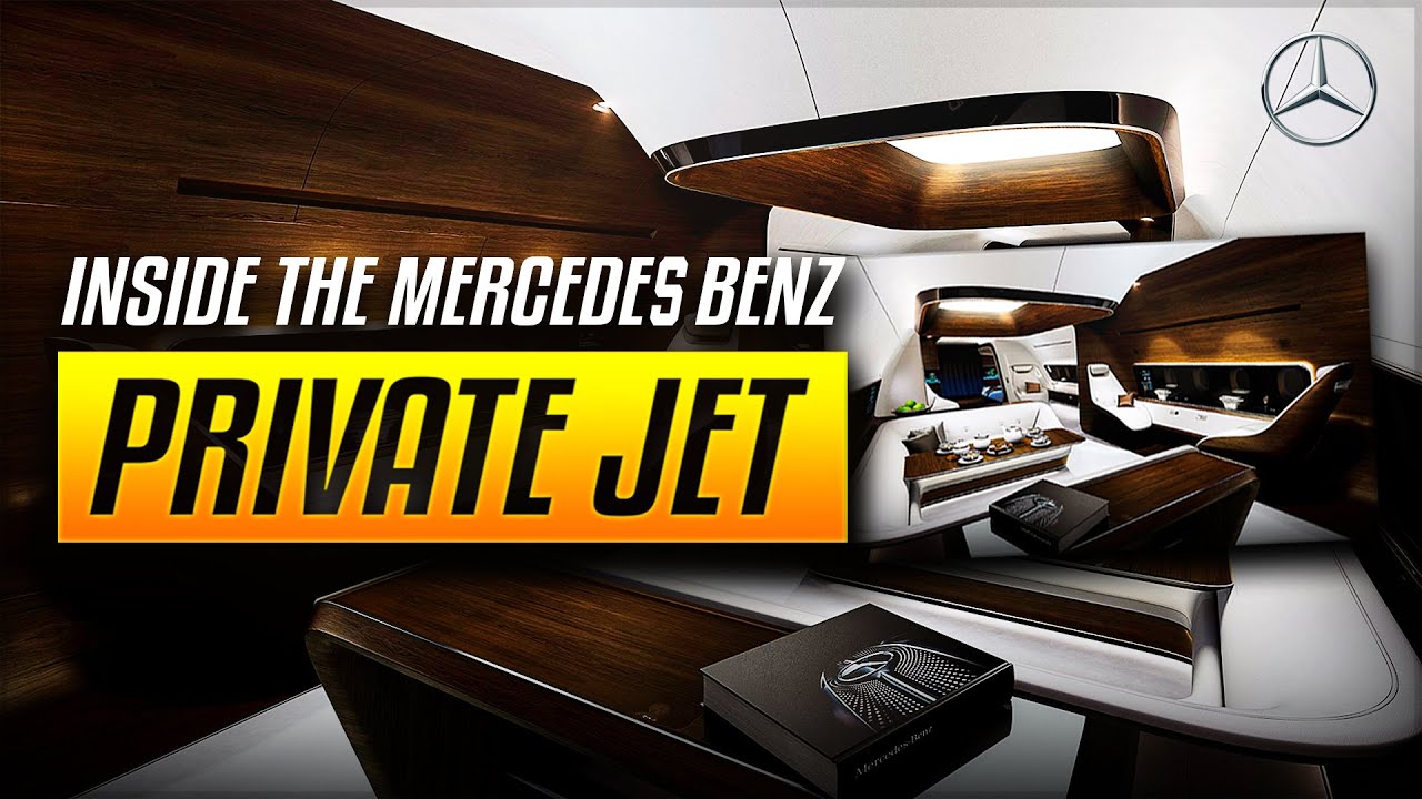 Inside The Mercedes Benz Private Jet - YouTube