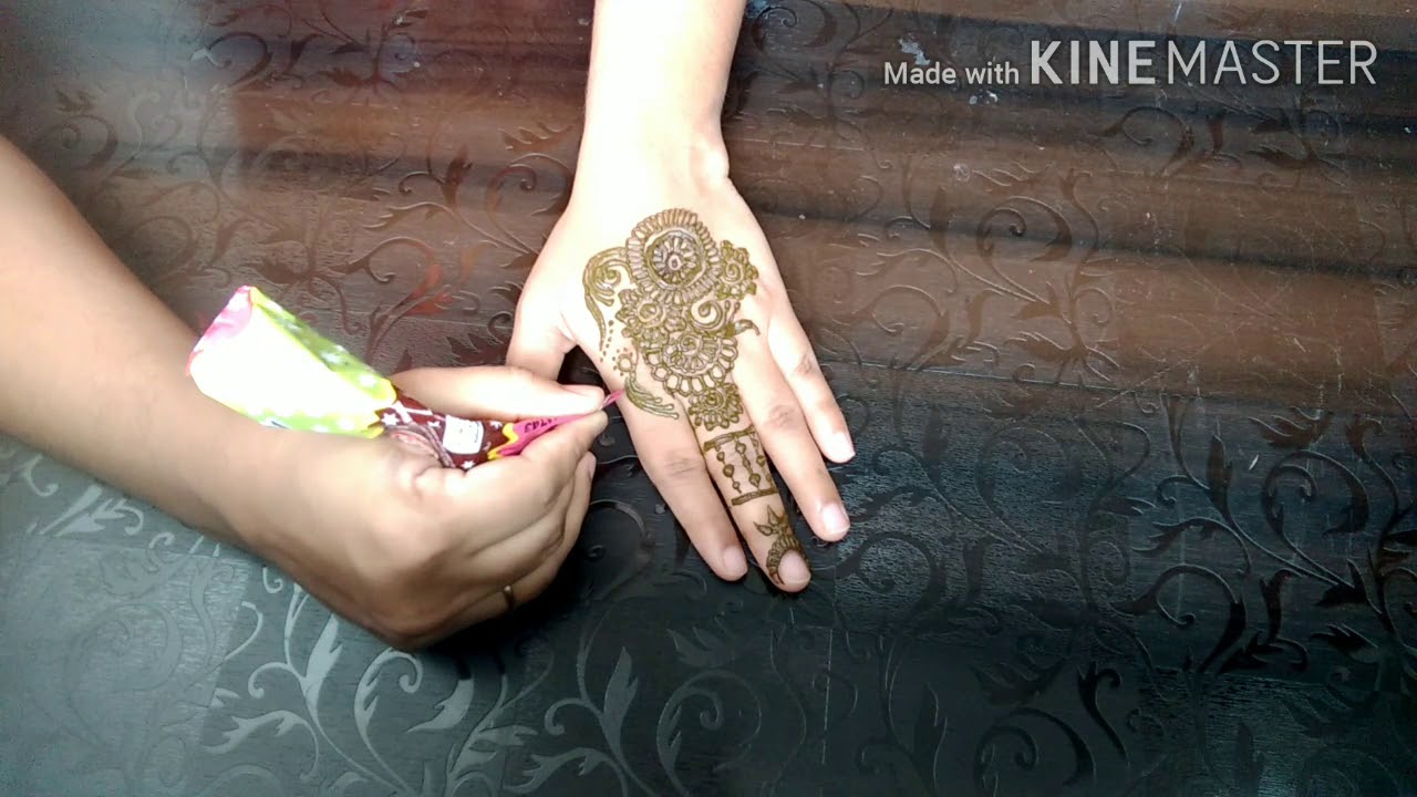 Easy Mehandhi Design For Beginners Simple Mehandi Design Youtube
