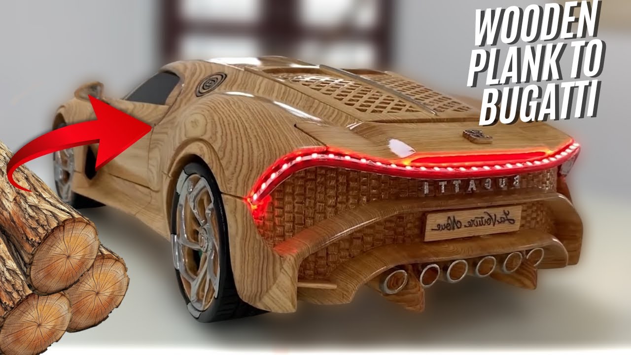 Bulding a realstic 2024 bugatti la voiture noire from wood : Wooden ...
