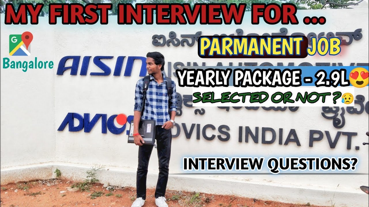 MY FIRST INTERVIEW FOR ON ROLL JOB IN BANGALORE || MY EXPERIENCE 🥲 ...
