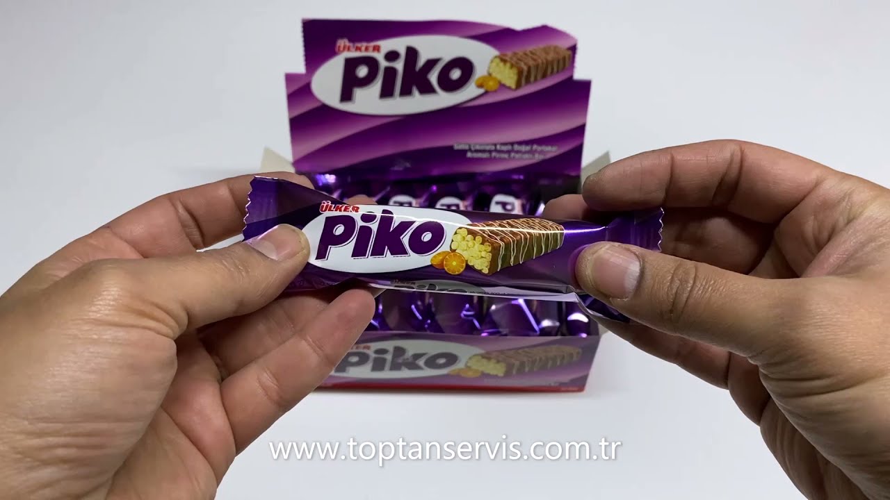 Ülker Piko Pirinç Patlaklı Bar 24 Adet - YouTube