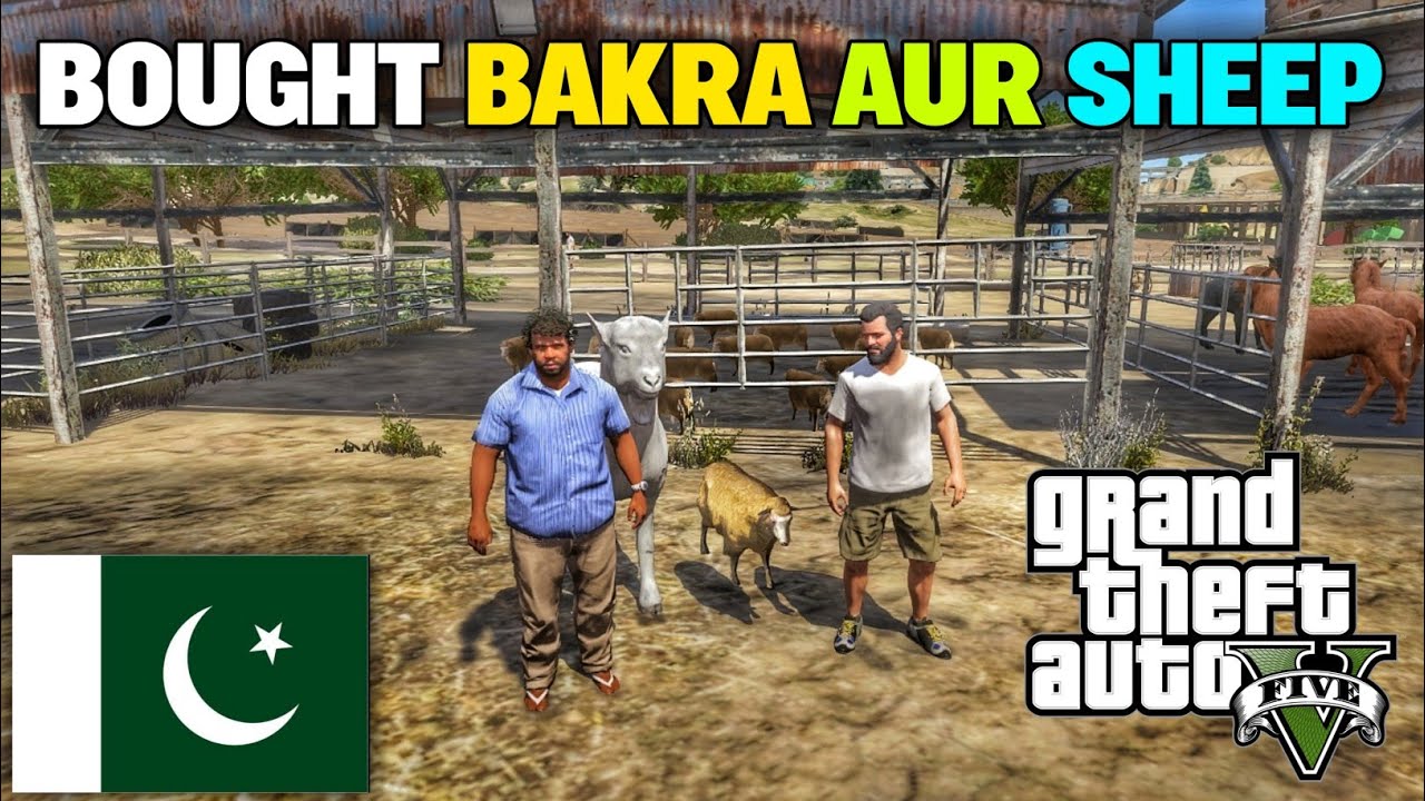 Michael Bought Goat and Sheep | Gta 5 Gameplay | AHMAD GAMER - YouTube