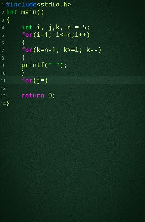 Pattern Printing In C Pyton Clanguage Coding Skillshift