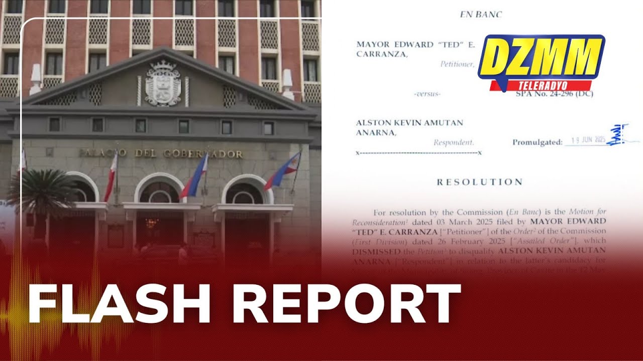 COMELEC disqualifies Silang, Cavite mayor-elect Kevin Anarna | DZMM ...
