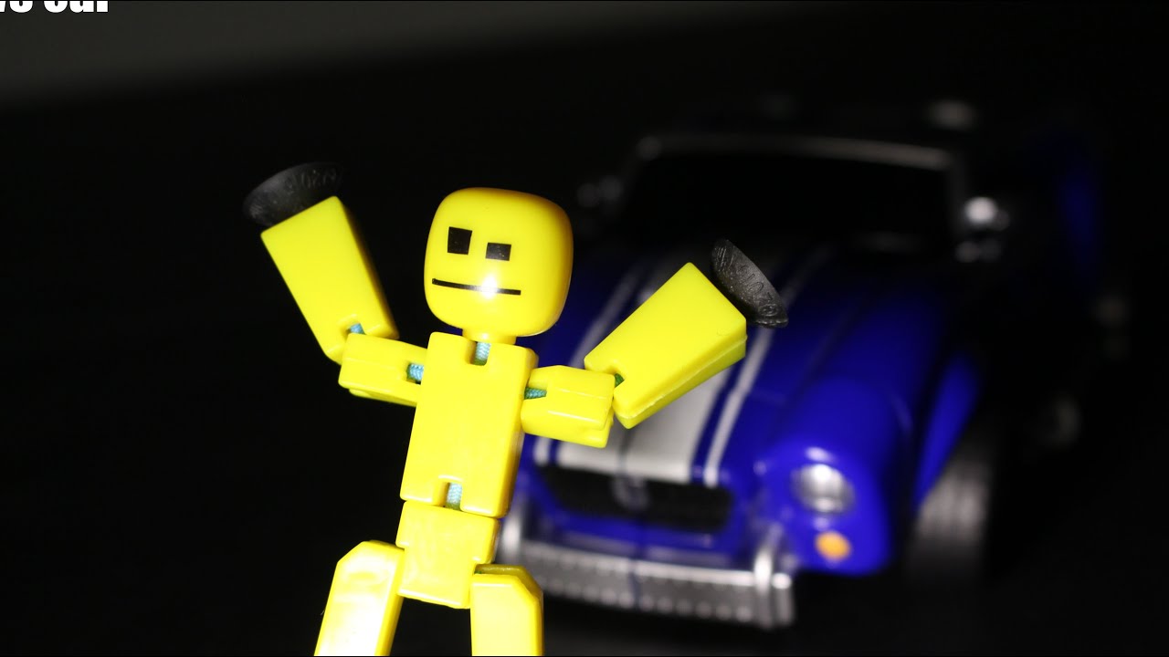 #Stikbot stop motion | stikbot vs car - YouTube