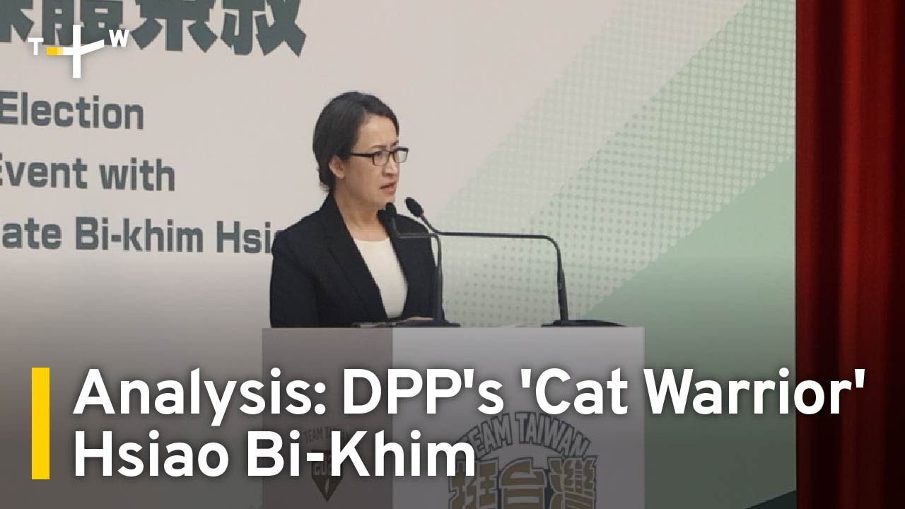 Analysis: Hsiao Bi-Khim, the 'Cat Warrior' of Taiwan's Democratic ...