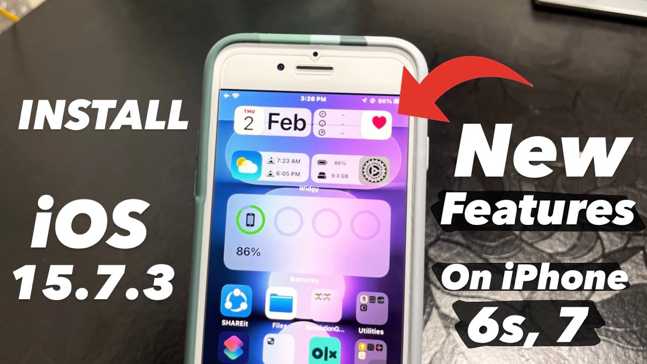 iOS 15.7.3 - Install New Features on iPhone 6s, 7 - YouTube