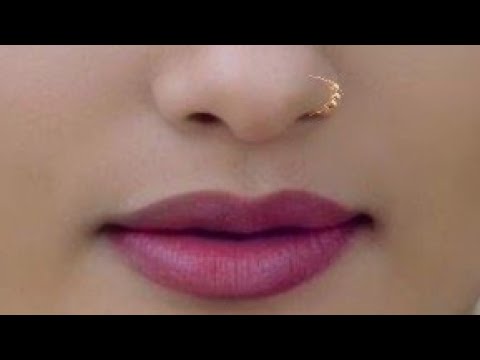 Beautiful Girls and Actresses With Nose Ring and Nose Pin || Closeup
