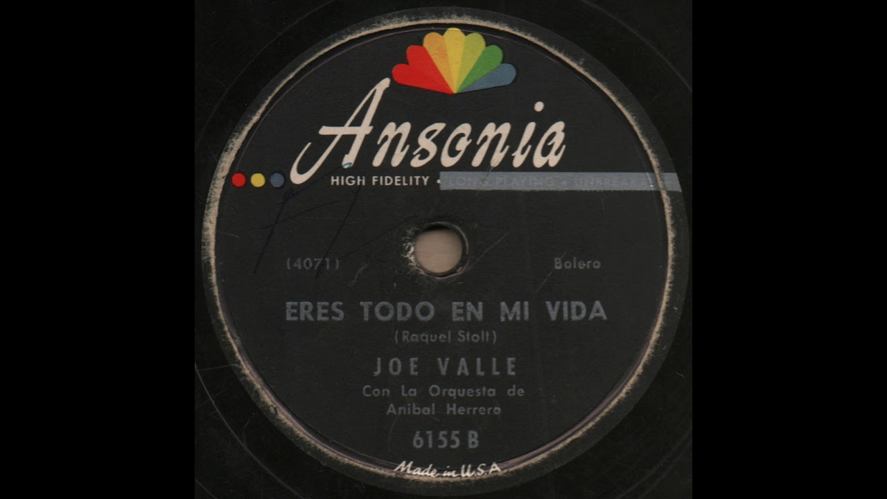 ERES TODO EN MI VIDA / JOE VALLE Con La Orquesta de Anibal Herrero ...