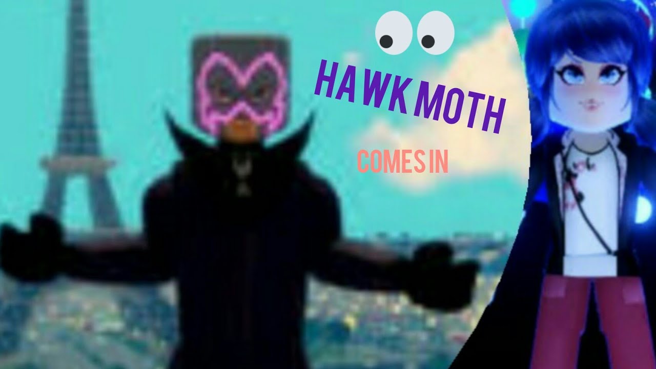 What happens when hawk moth comes in roblox - YouTube
