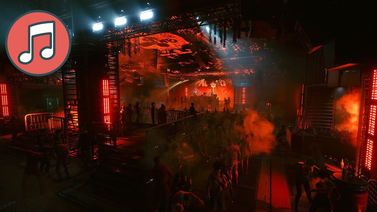 Night City Ambiente: Totentanz Playlist [Cyberpunk 2077 - 4K] - YouTube