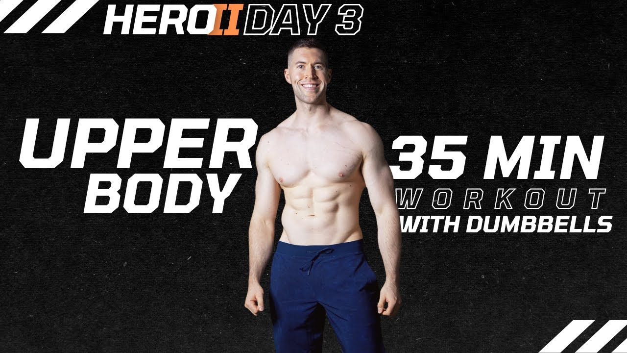 Sculpted Shoulders & Arms Dumbbell Workout | HERO II DAY 3 - YouTube