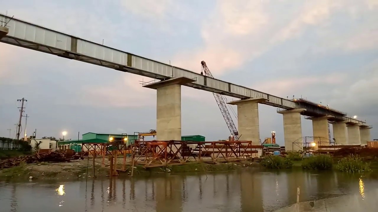 Rupsa Railway Bridge Construction part 2 - YouTube