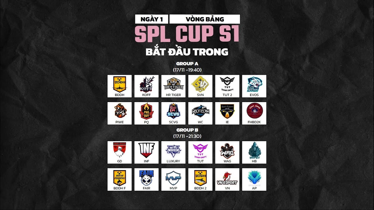 🔴 [SPL CUP S1] - TRỰC TIẾP NGÀY 1 VÒNG BẢNG | BLV LEVIT - YouTube
