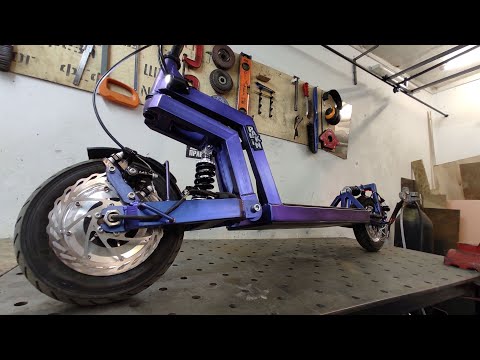 Off-road Electric-Scooter from a Hoverboard