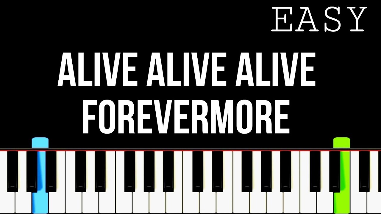 ALIVE ALIVE ALIVE FOREVERMORE - EASY Piano Tutorial - YouTube