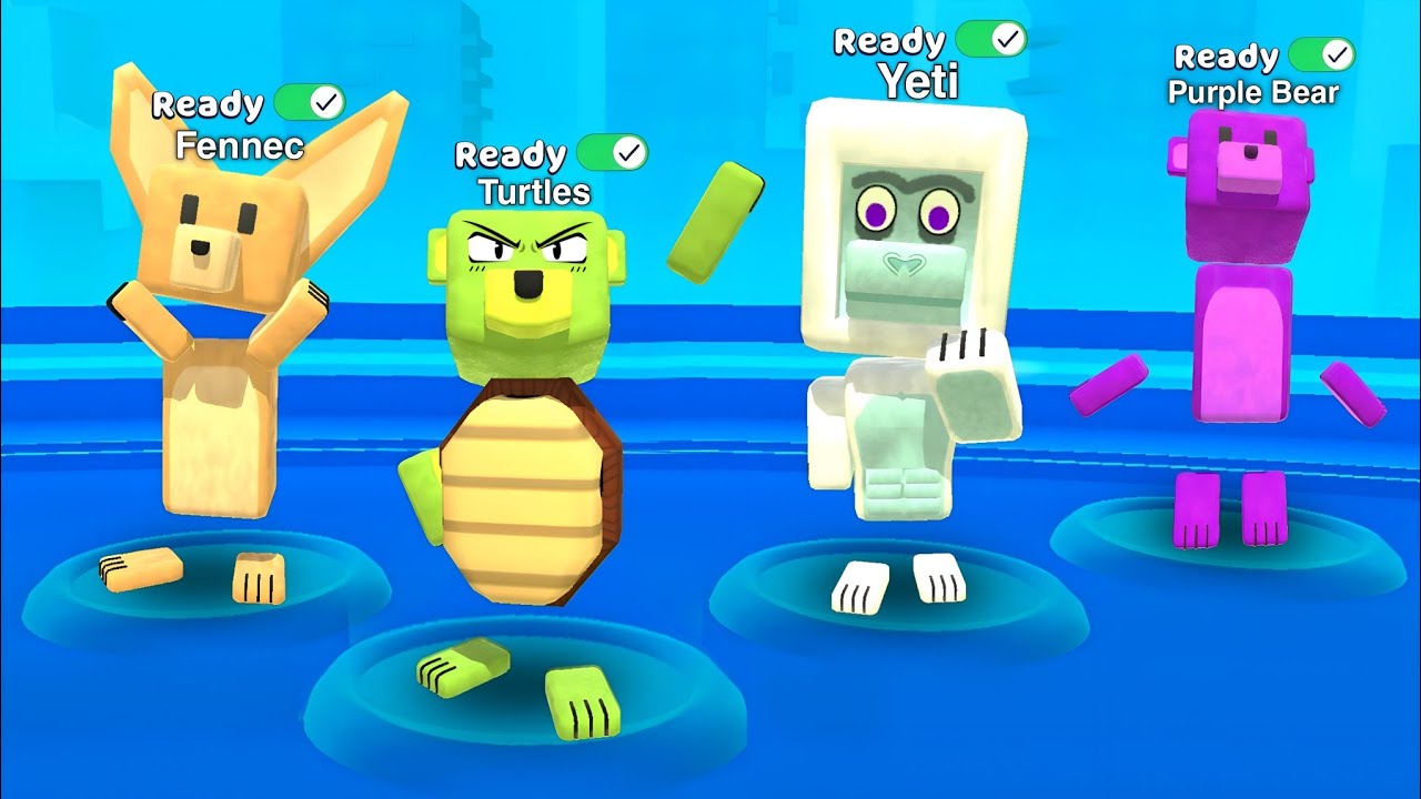 Multiplayer Imposter Bosses VS Real Bosses Super Bear Adventure ...