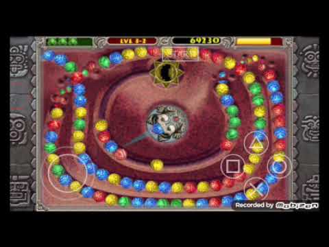 Zuma deluxe for psp - YouTube
