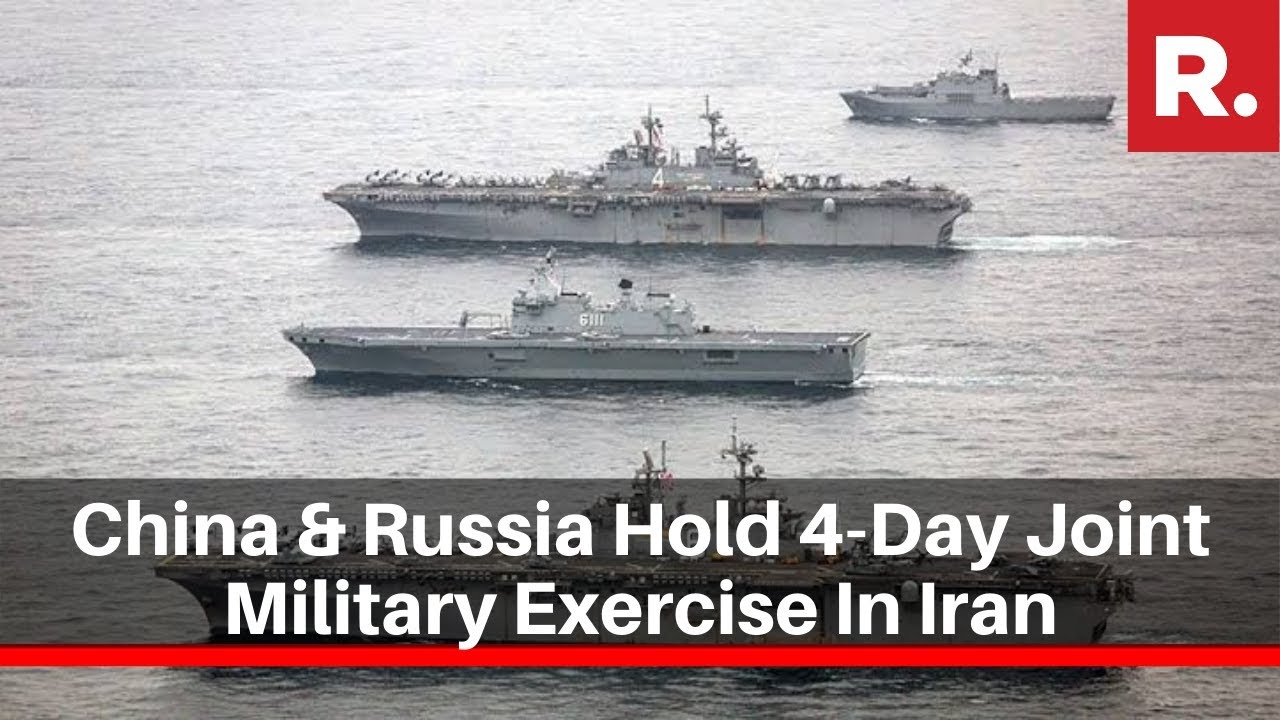 China & Russia Hold 4-Day Joint Military Exercise In Iran - YouTube