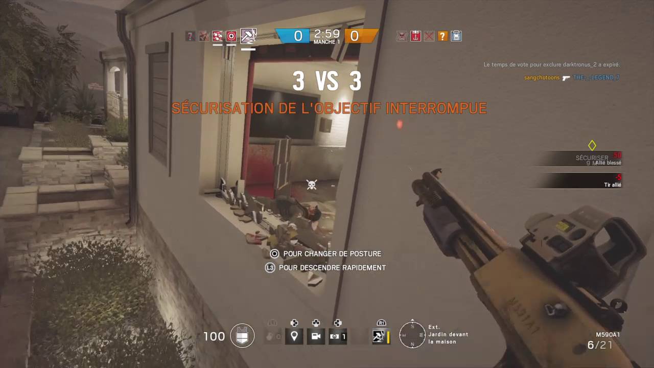 Rainbow six siege Team kill - YouTube