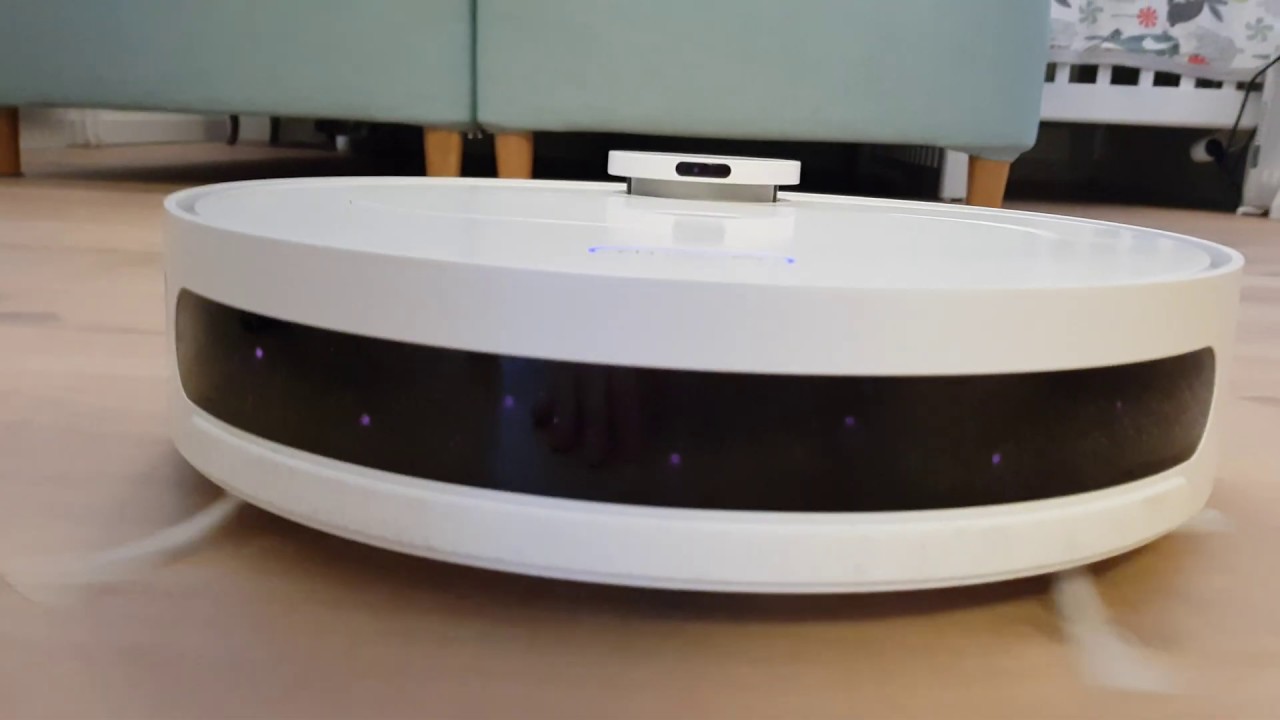 360 robot vacuum cleaner, under bed - YouTube