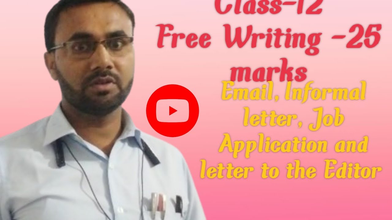 Free writing/class-12/email writing, letter, job application and letter ...