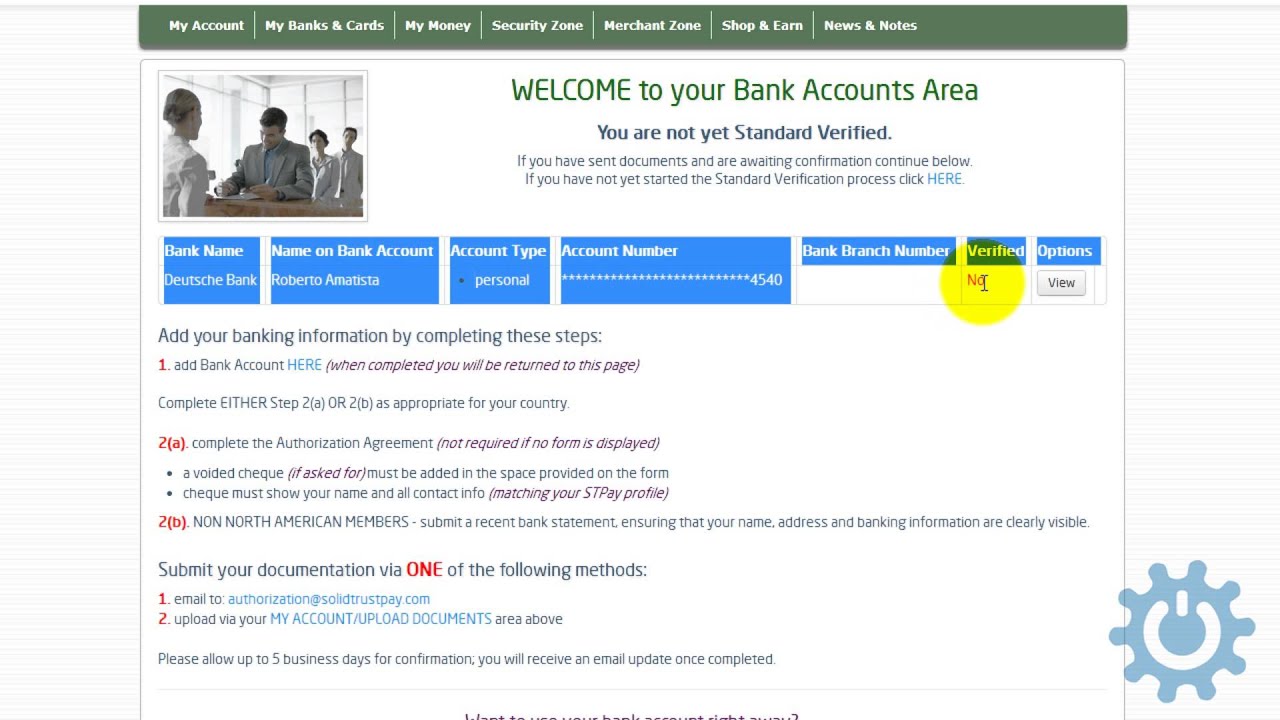 Solid Trust Pay - Come verificare l'account - YouTube