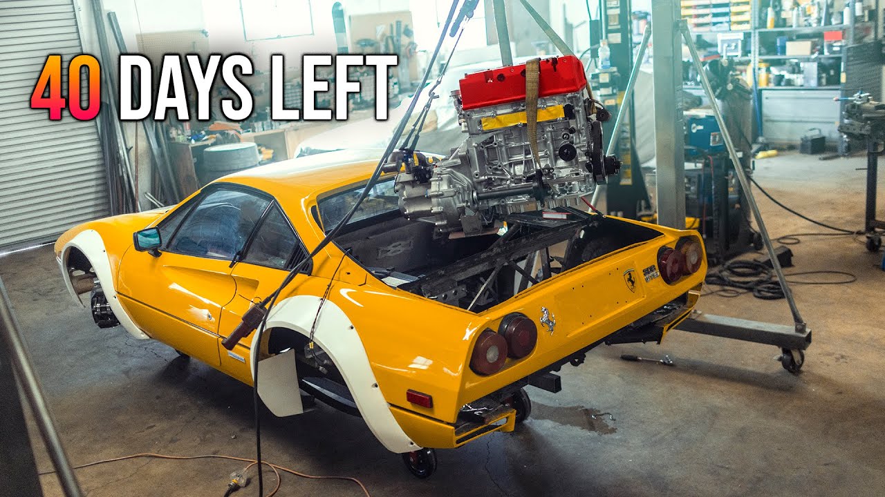 The Engine is out AGAIN! And only 40 Days Left... Honda-Swapped Ferrari ...