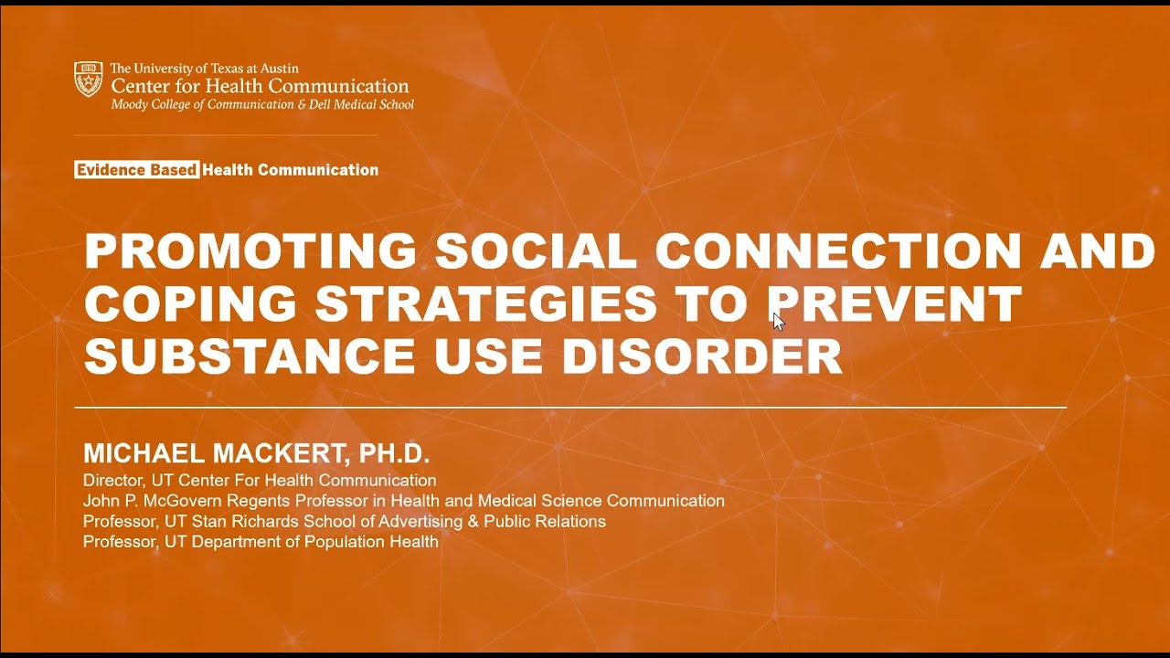 Promoting Social Connection and Coping Strategies to Prevent Substance ...