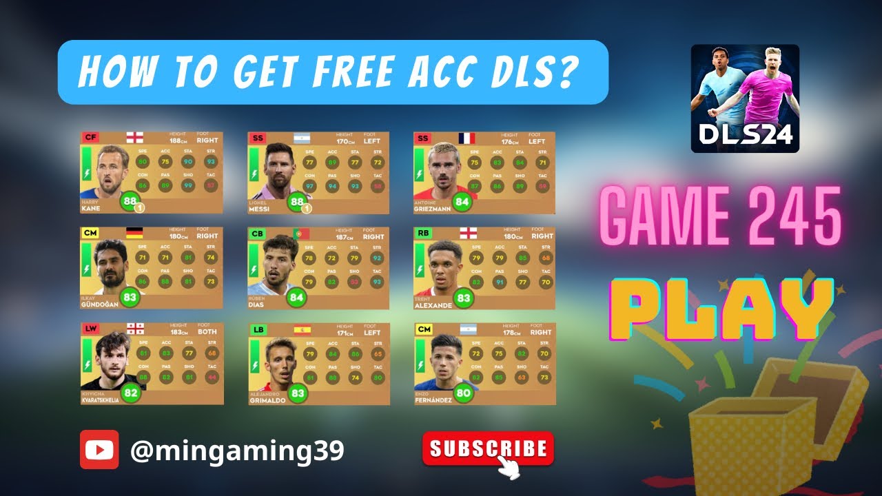 DLS 24 | Tặng ACC VIP nhanh tay tham gia | Dream League Soccer 2024 ...