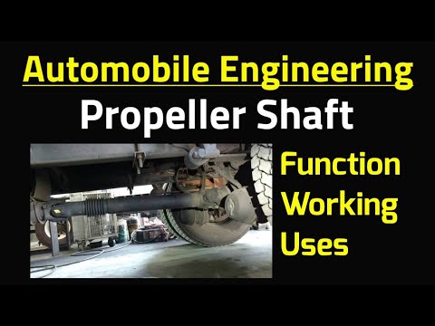 propeller shaft in automobile, propeller shaft, propeller shaft working ...