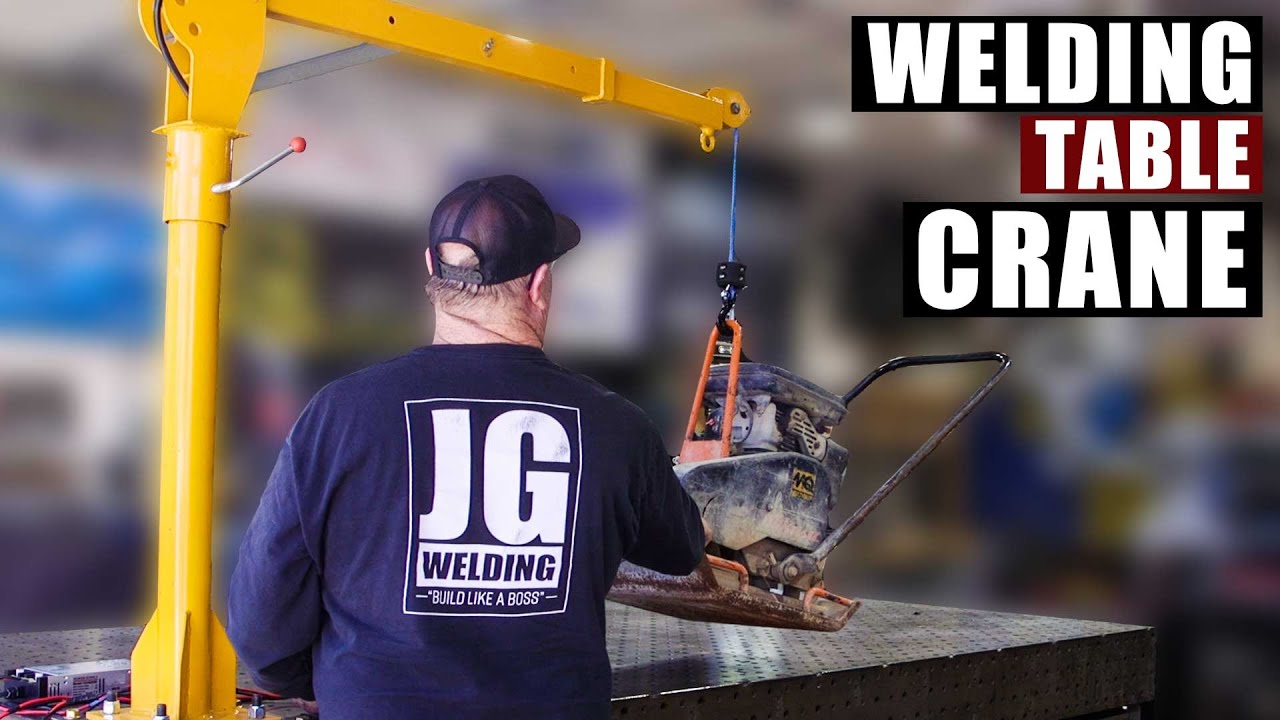 How to Install a Crane on a Welding Table | Heavy Lifting Made Easy in ...