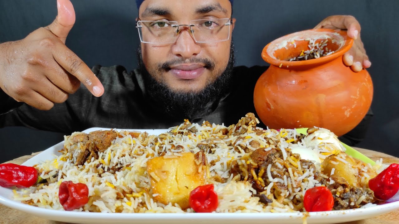 CHICKEN HANDI BIRYANI EATING SHOW | CHICKEN BIRYANI | FOOD EATING ...