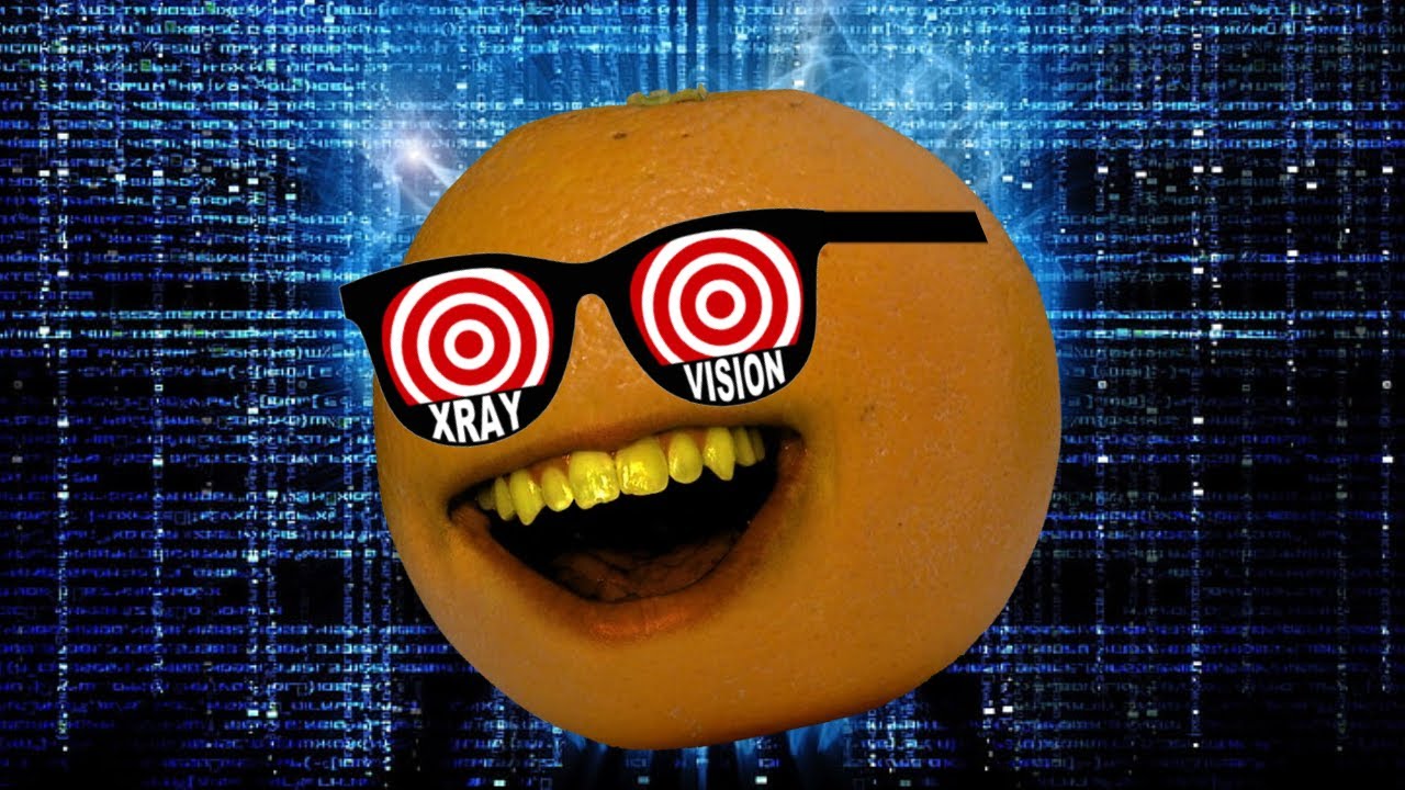 Annoying Orange Activates X-Ray Vision - YouTube